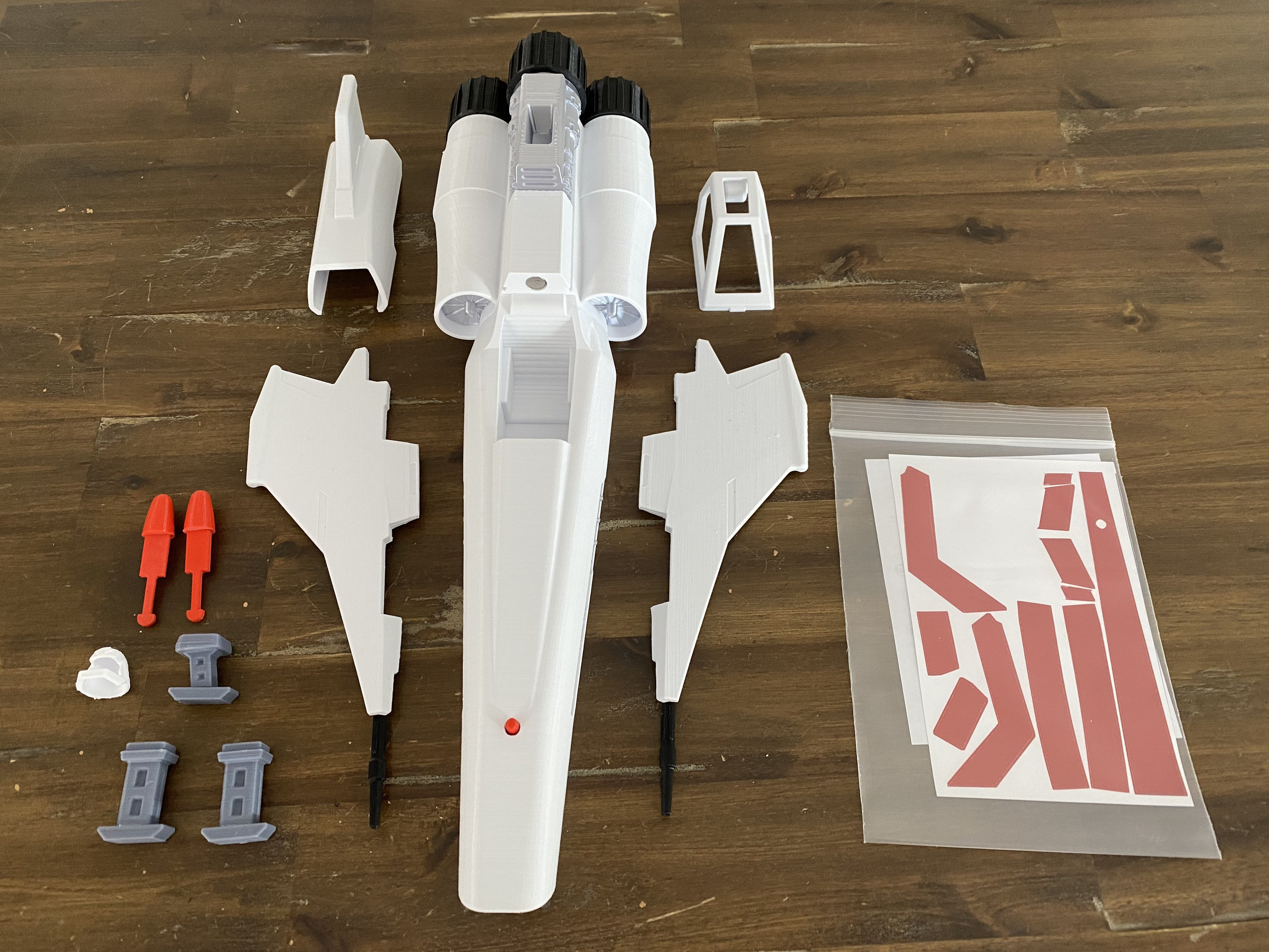 Battlestar Galactica Custom Designed 3D Printed Mark II Viper - Etsy