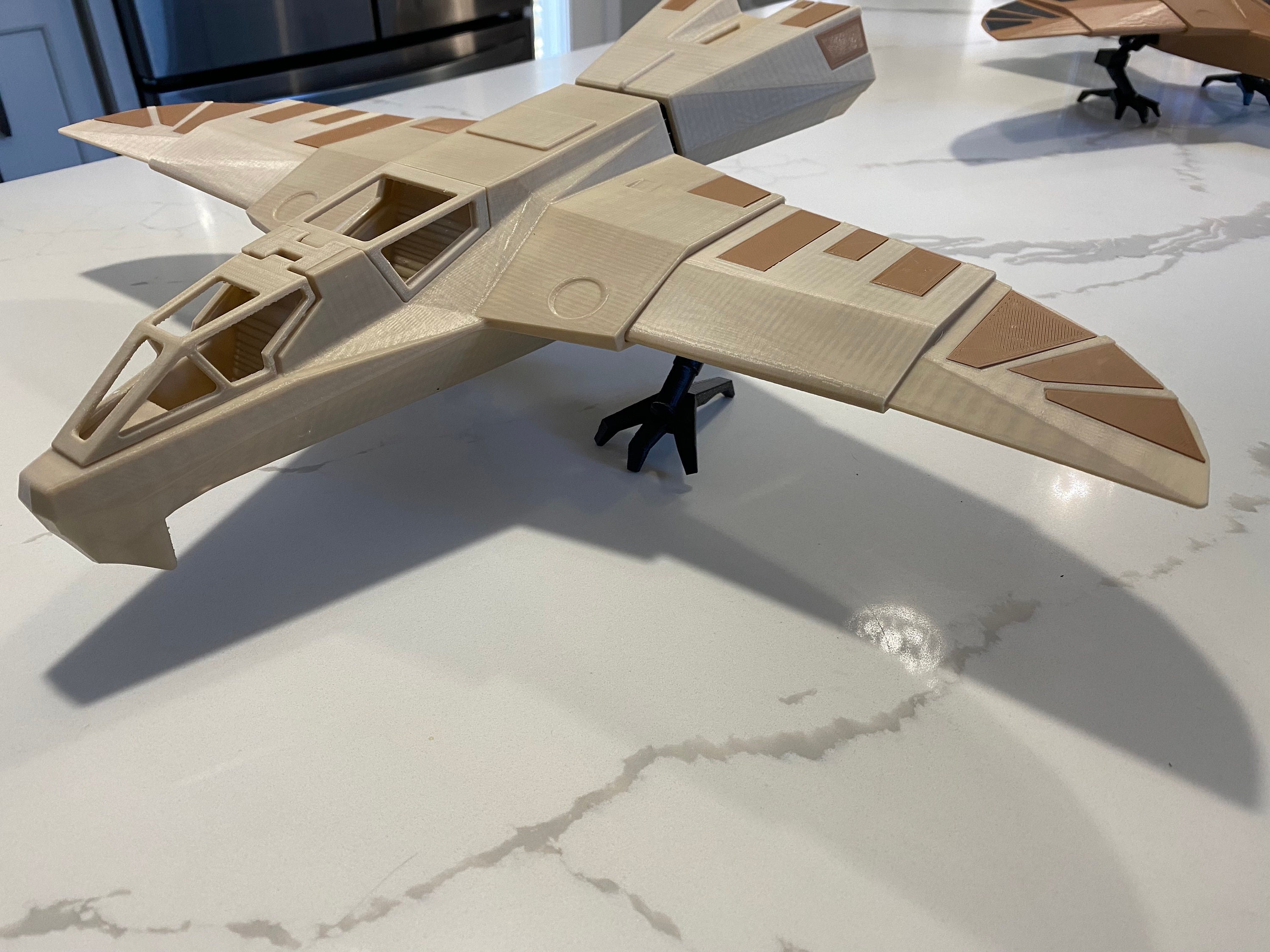 Buck Rogers Custom Designed 3D Printed Classic Warhawk Alternate Color ...