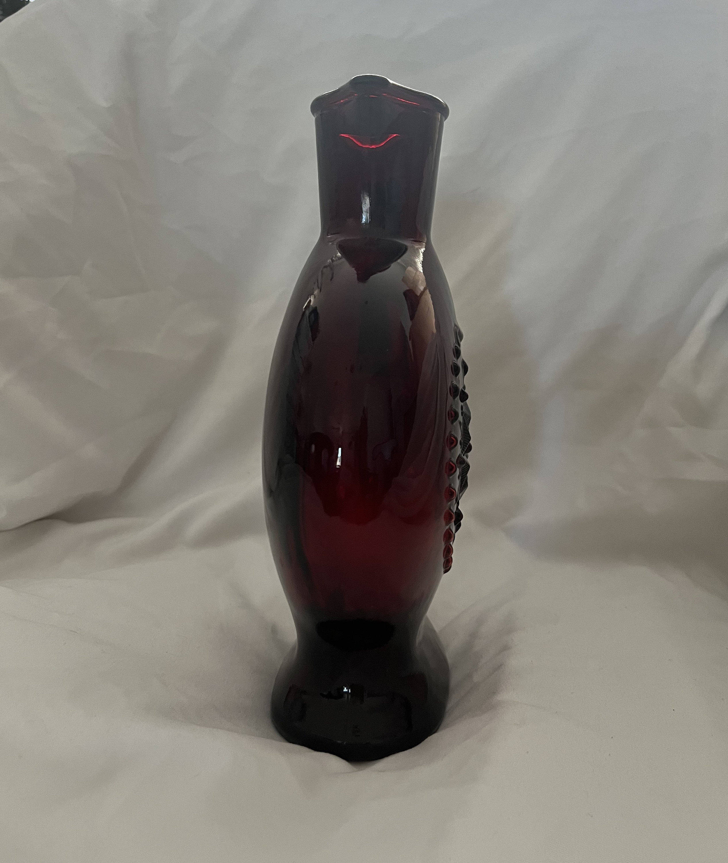 Wheatonware Ruby Red Star Decanter - Etsy