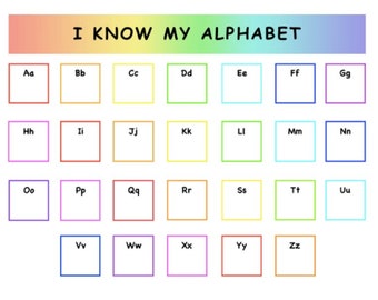 Velcro Alphabet - Etsy UK