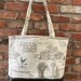Tote Bag, Large Tote, Farmhouse Tote, White Tote, Zipper Pocket Tote ...