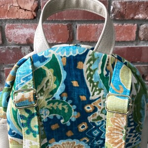 Full Size Denver Backpack With Fun Spring Colors and Beige Side Pockets ...