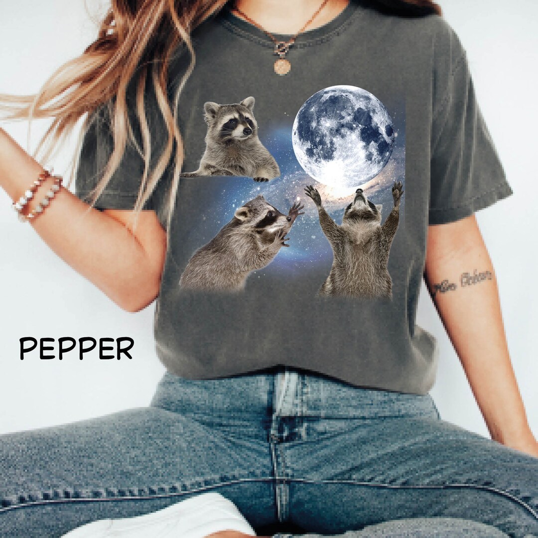 Comfort Colors® Three Raccoons Vintage Graphic T-shirts, Cute Animal ...