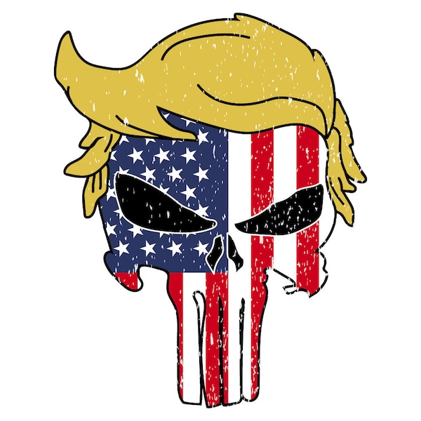 Trump Punisher Skull - Etsy