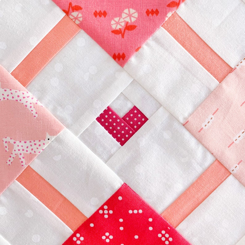 Love Encircled PDF Quilt Block Pattern (download) - Etsy