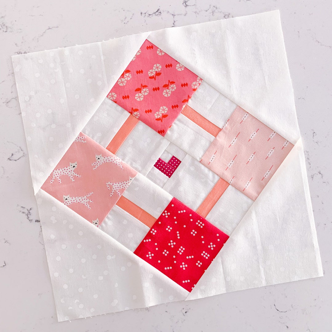 Love Encircled PDF Quilt Block Pattern (download) - Etsy