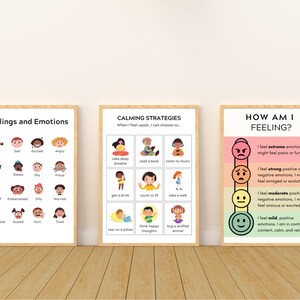 Feelings Poster, Calming Techniques, Calming Corner, Emotions Chart ...