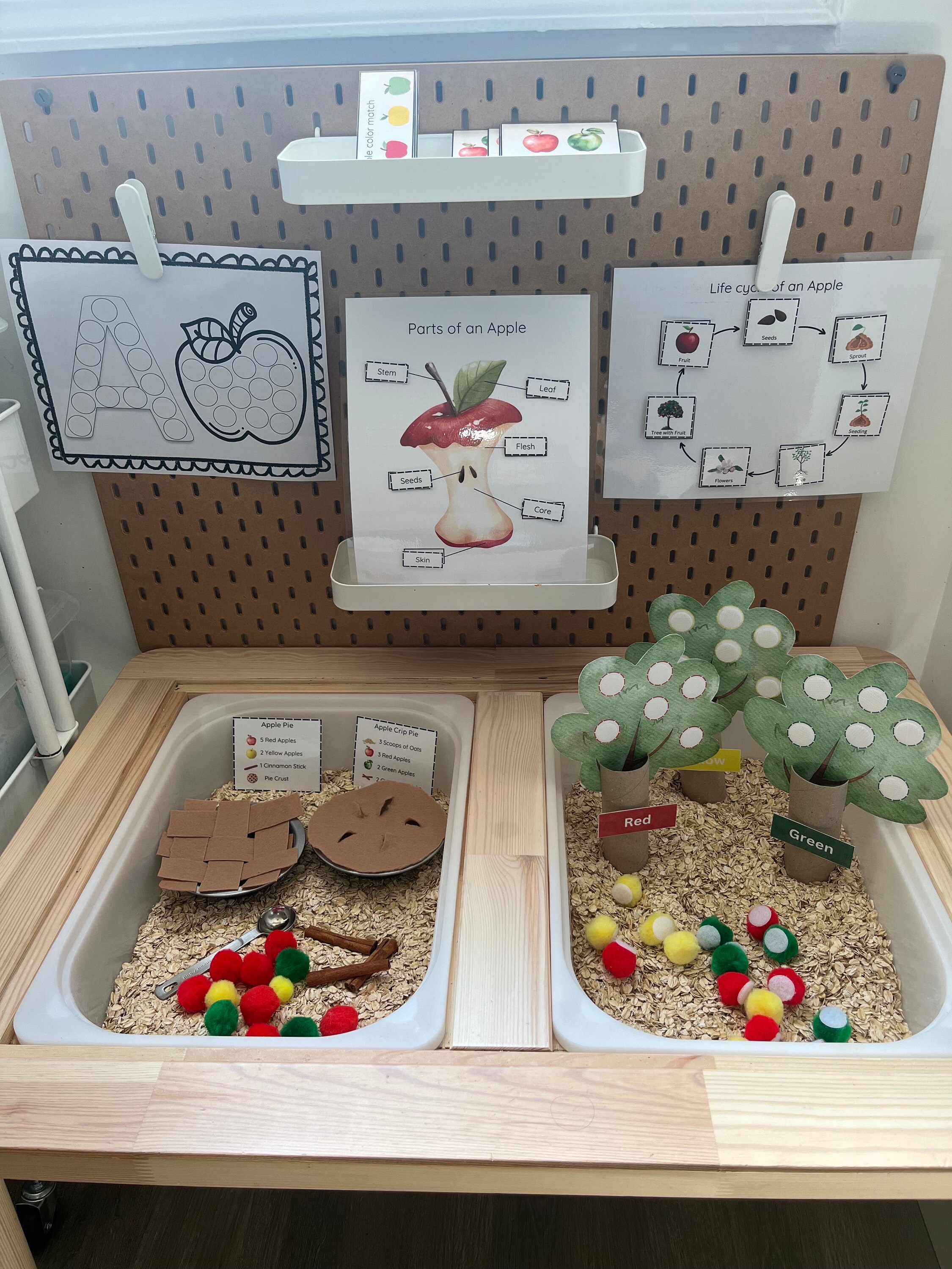 Apple Activity Pack for Kids, Printable Learning Bundle, Apple ...