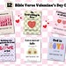12 Bible Printable Retro Valentine's Day Gift Tags, Printable Christian ...
