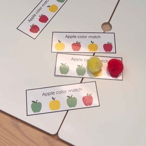 Apple Activity Pack for Kids, Printable Learning Bundle, Apple ...