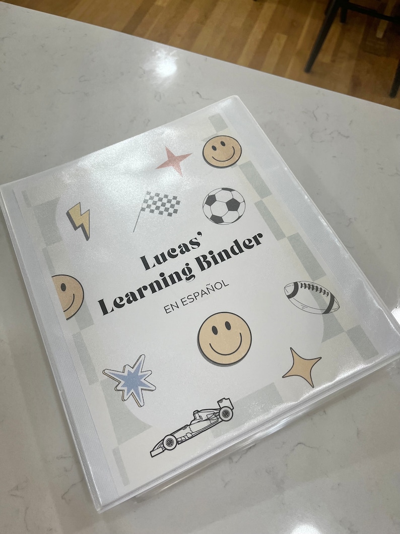 Spanish Busy Book Printable Worksheets Set, Matching Activities ...