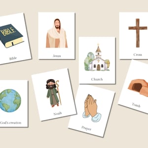 Kids Bible Flashcards Printable, Bible Flashcards, Bible Cards ...