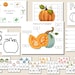 Pumpkin Activity Pack for Kids, Printable Learning Bundle, Pumpkin ...