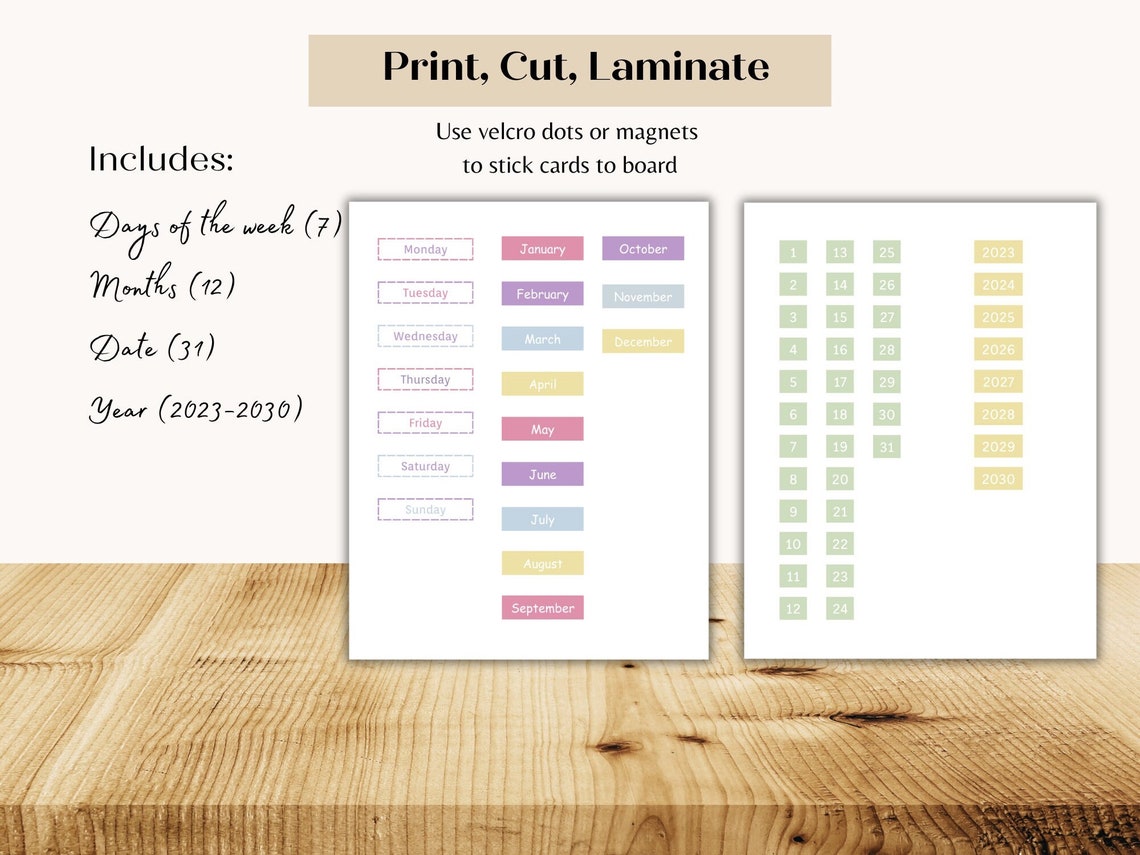Morning Board, Homeschool Calendar, Weather Chart, Kids Daily Calendar ...