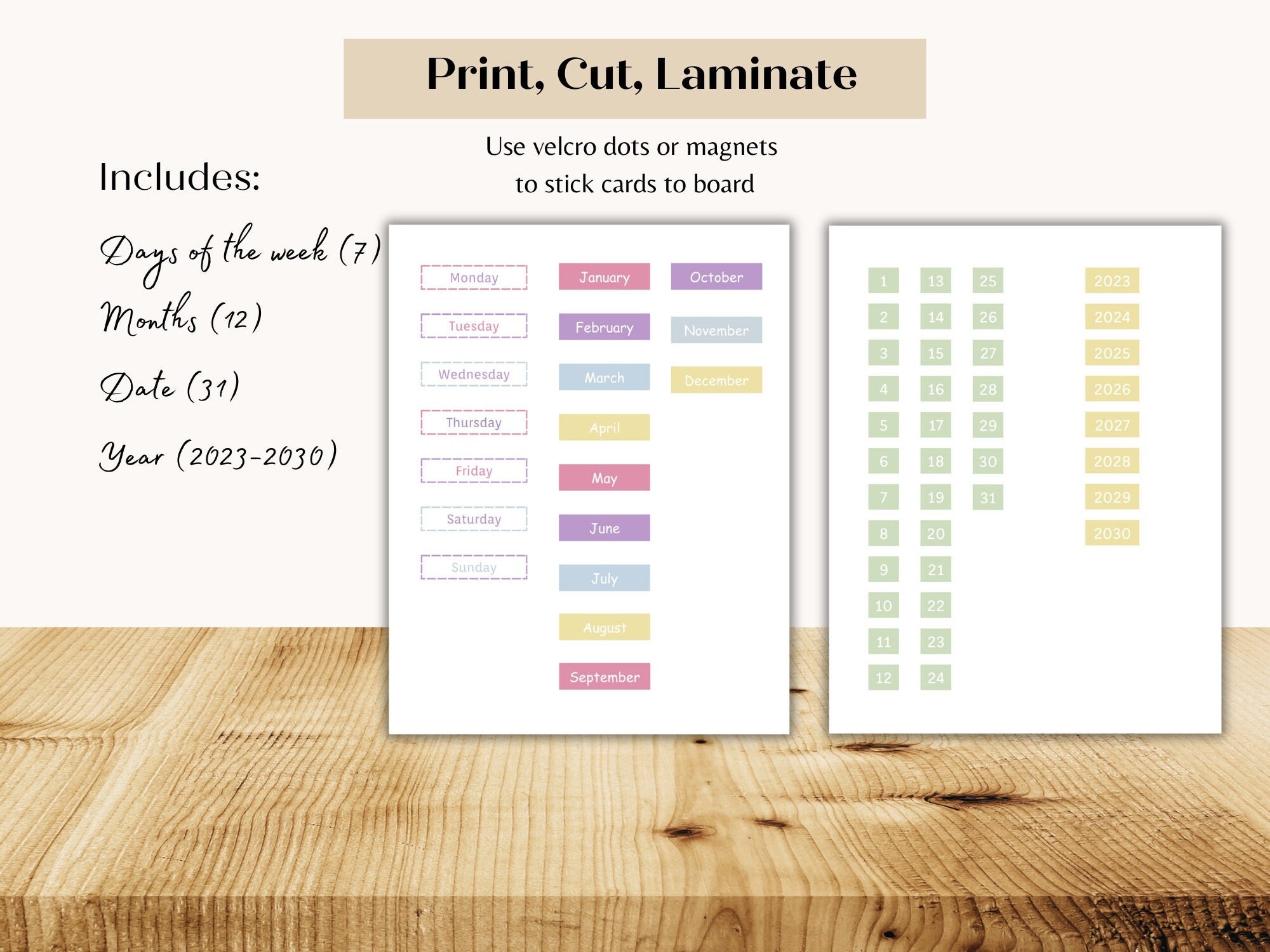 Morning Board, Homeschool Calendar, Weather Chart, Kids Daily Calendar ...