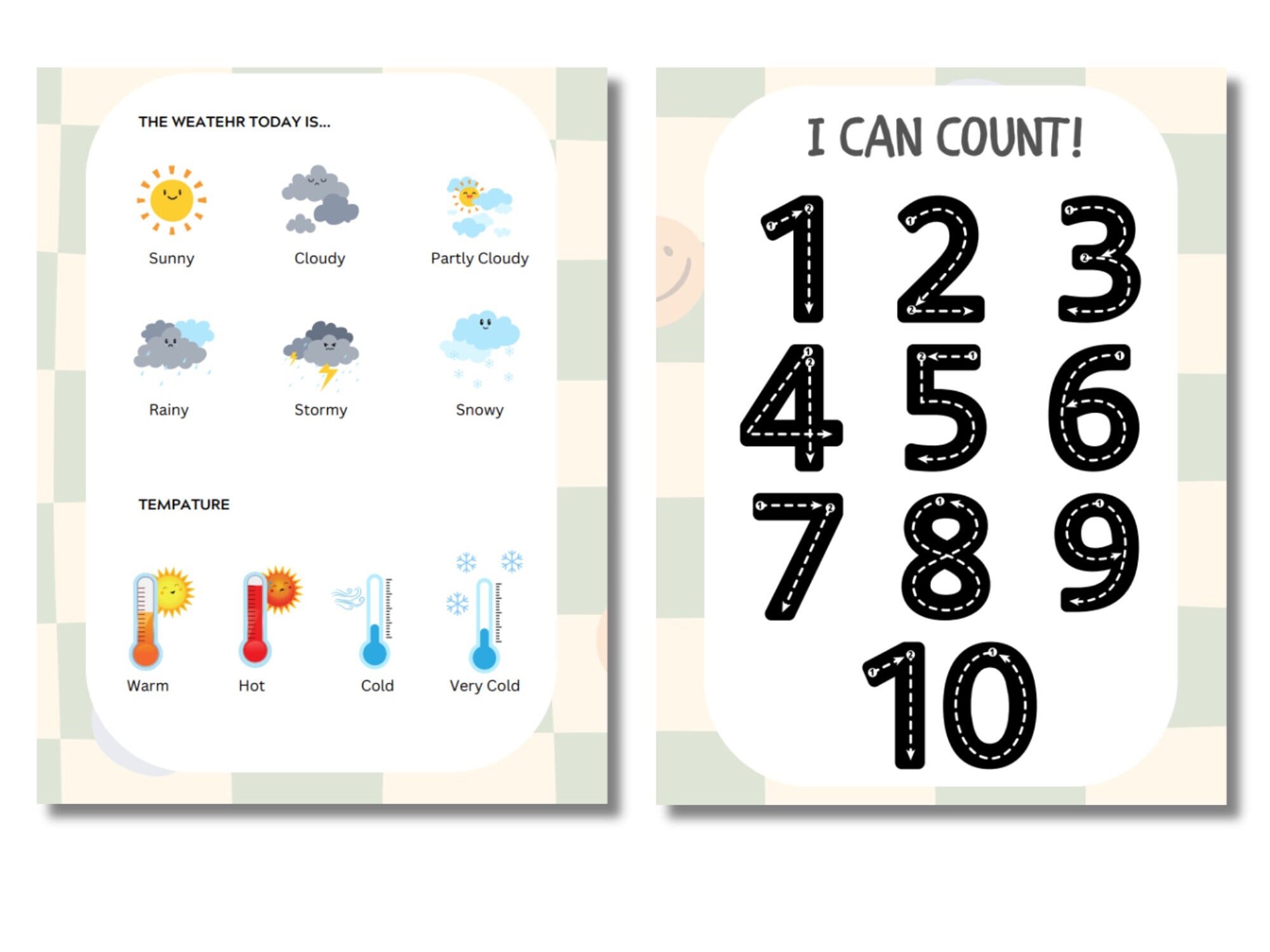 Retro Morning Menu Preschool Homeschool Morning Menu Morning Basket ...