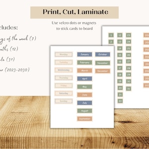 Morning Board, Homeschool Calendar, Weather Chart, Kids Daily Calendar ...