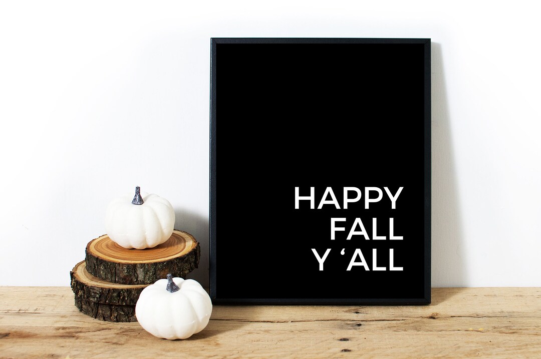 Autumn Printables | Fall Wall Decor | Fall Printables | Happy Fall Ya ...