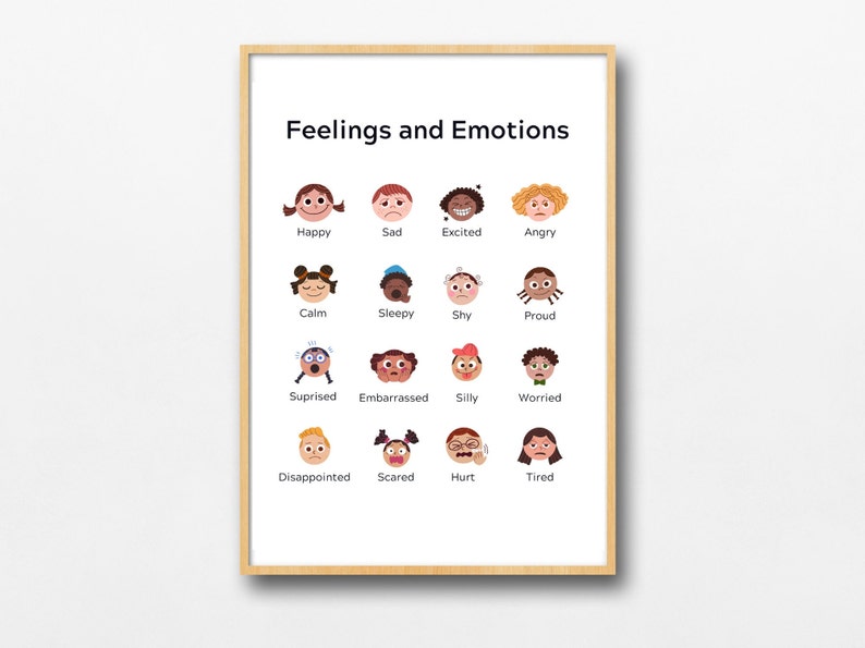 Feelings Poster, Calming Techniques, Calming Corner, Emotions Chart ...