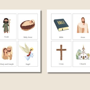 Kids Bible Flashcards Printable, Bible Flashcards, Bible Cards ...