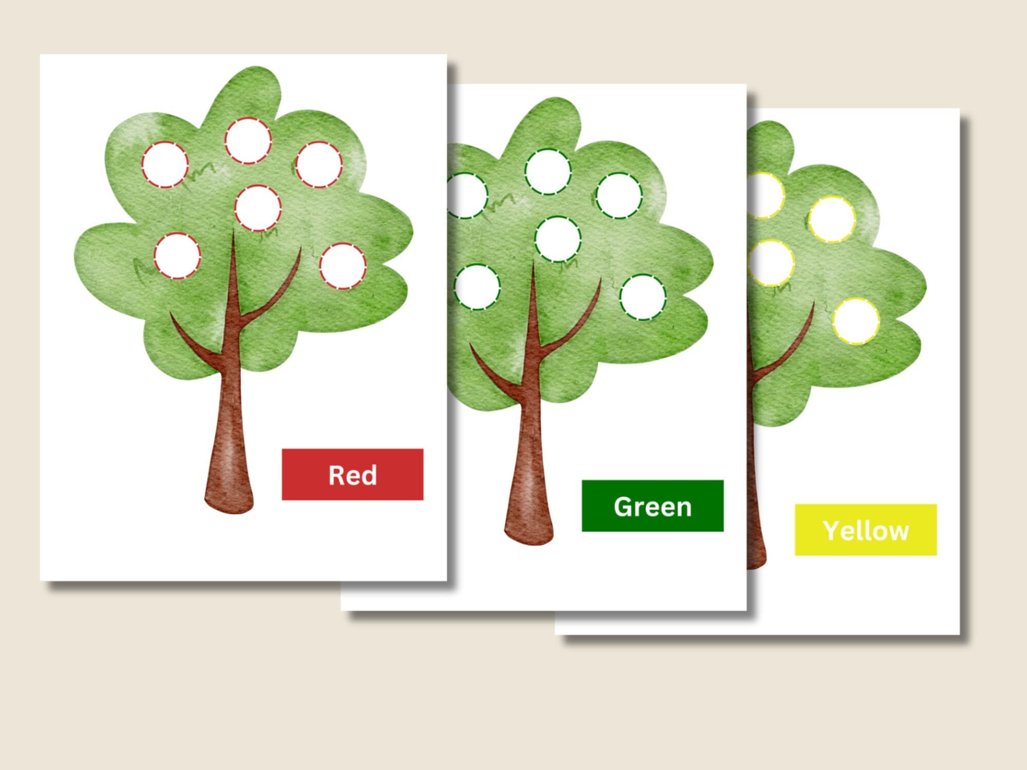 Apple Activity Pack for Kids, Printable Learning Bundle, Apple ...