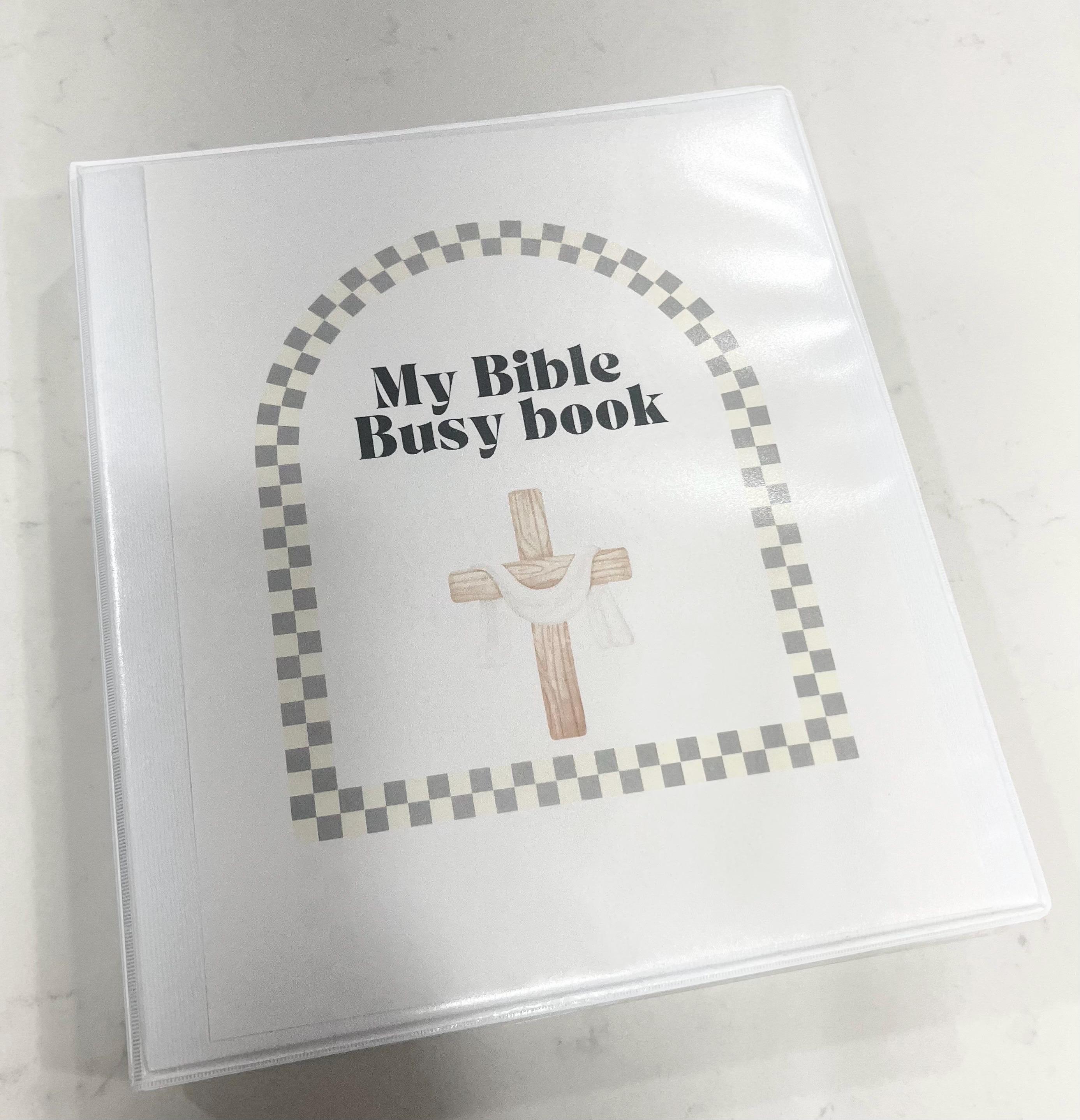 Printable Bible Busy Binder, Bible Busy Book, Bible Activities, Sunday ...