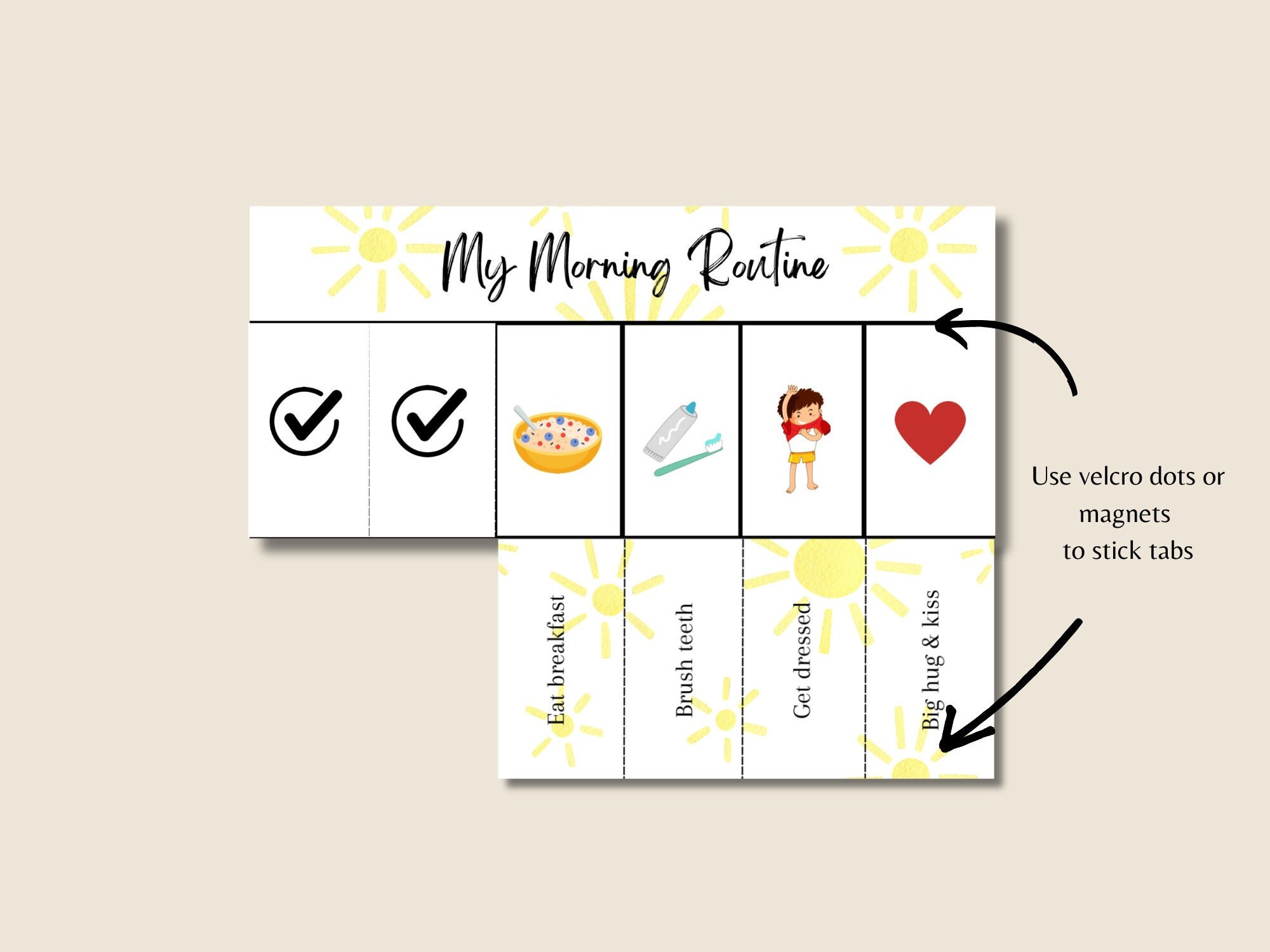 Boys Morning & Evening Routine Chart, Planning Toddler Bedtime Routine ...