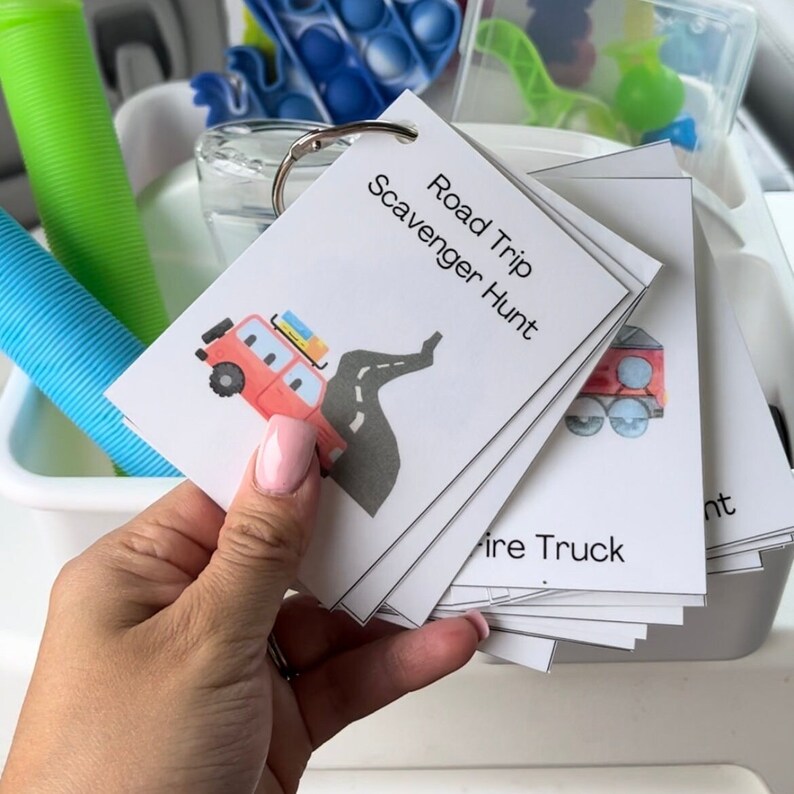 Road Trip Scavenger Hunt for Kids, Travel Kids Activity, Printable Car ...