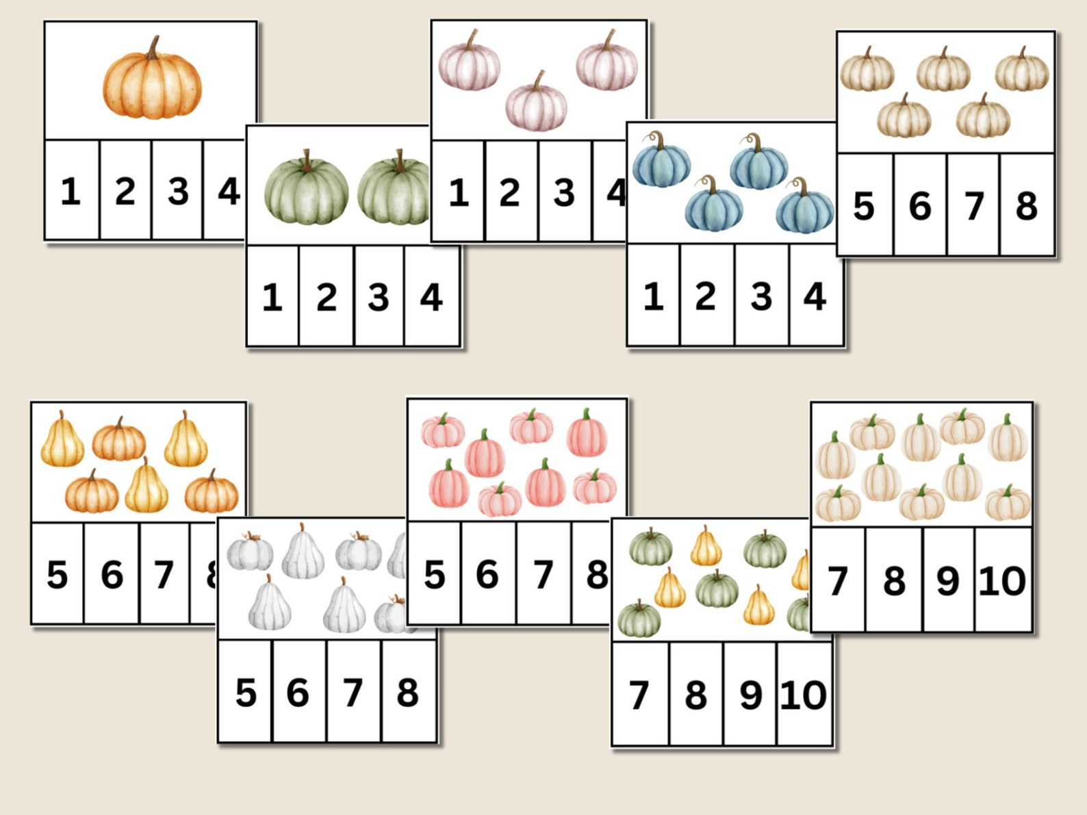 Pumpkin Activity Pack for Kids, Printable Learning Bundle, Pumpkin ...