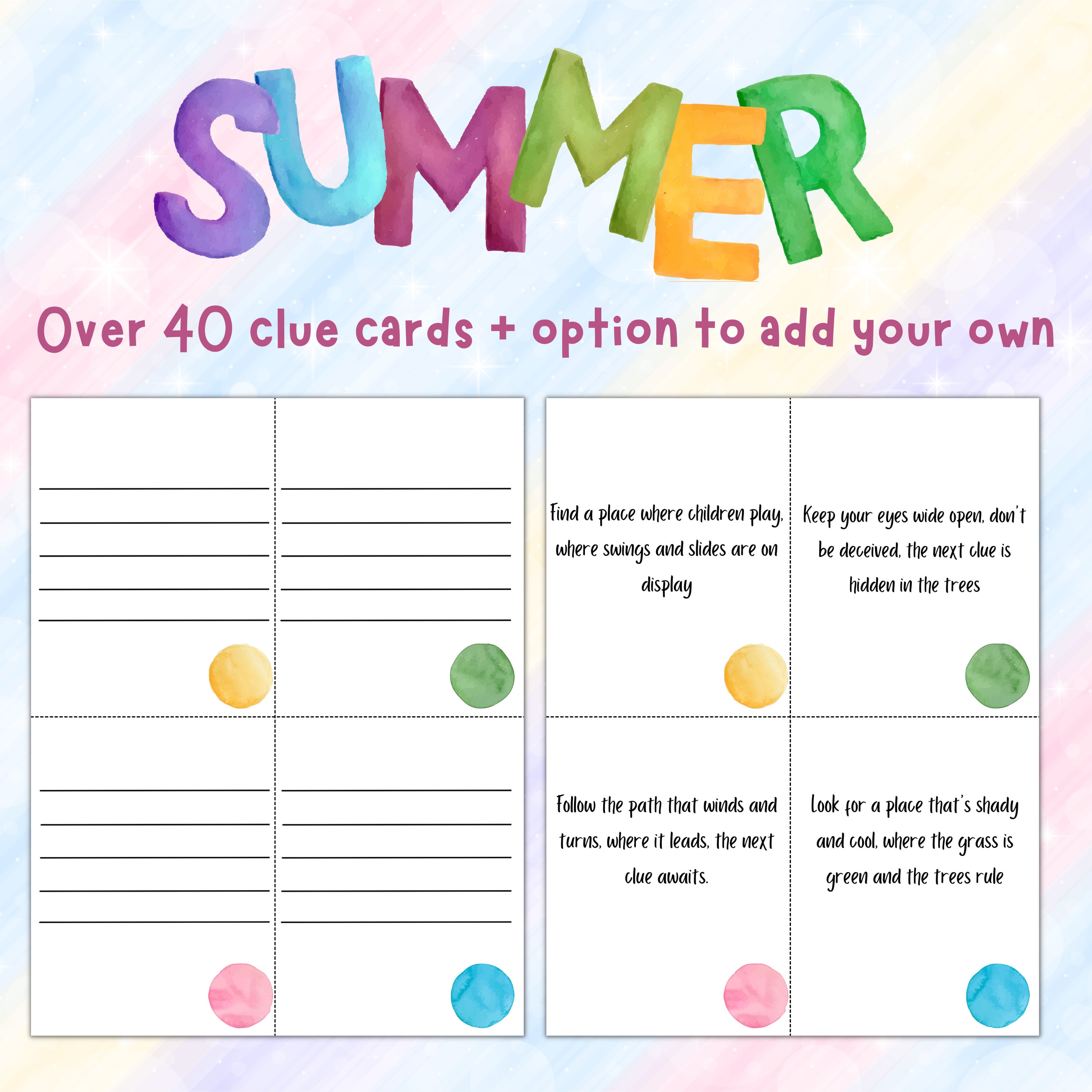 Ultimate Outdoor Treasure Hunt Scavenger Hunt Summer Activity Outdoor ...