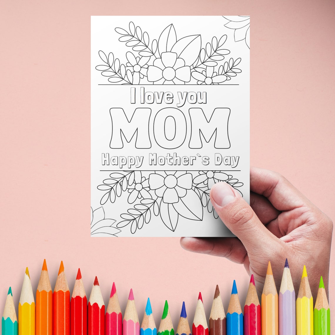 Make Your Own Mothers Day Card Printable Mothers Day Card for Kids Card ...