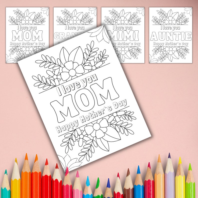 Make Your Own Mothers Day Card Printable Mothers Day Card for Kids Card ...