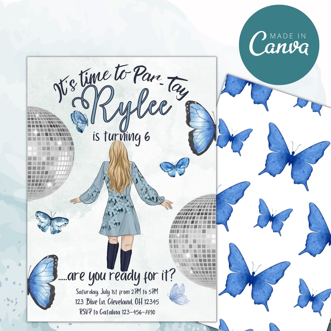 Taylor Swift Birthday Invitation Eras Printable & Editable Invitation ... Taylor Swift Birthday Invitation Eras Printable & Editable Invitation ...