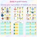 Printable Kids Reward Chart With Ticket System Encourage Routines ...