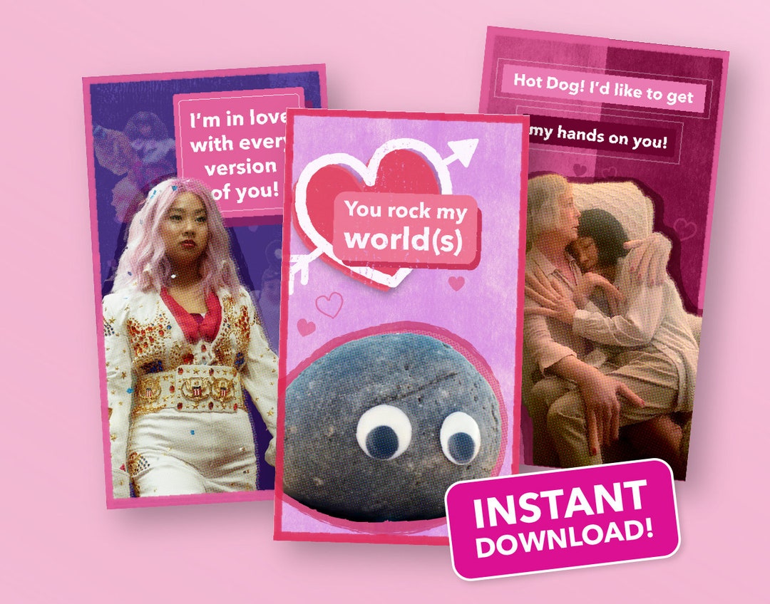 Everything Everywhere All at Once Adult Valentines (digital Download ...