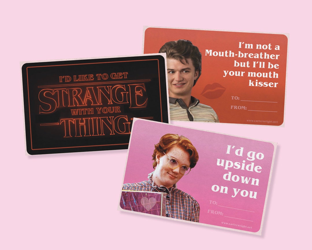 Printable Stranger Things Valentines - Etsy