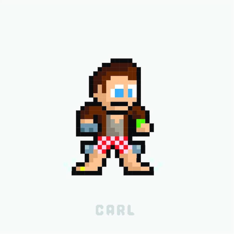Dungeon Crawler Carl Poster, Pixel Art, Retro Gamer Decor - Etsy