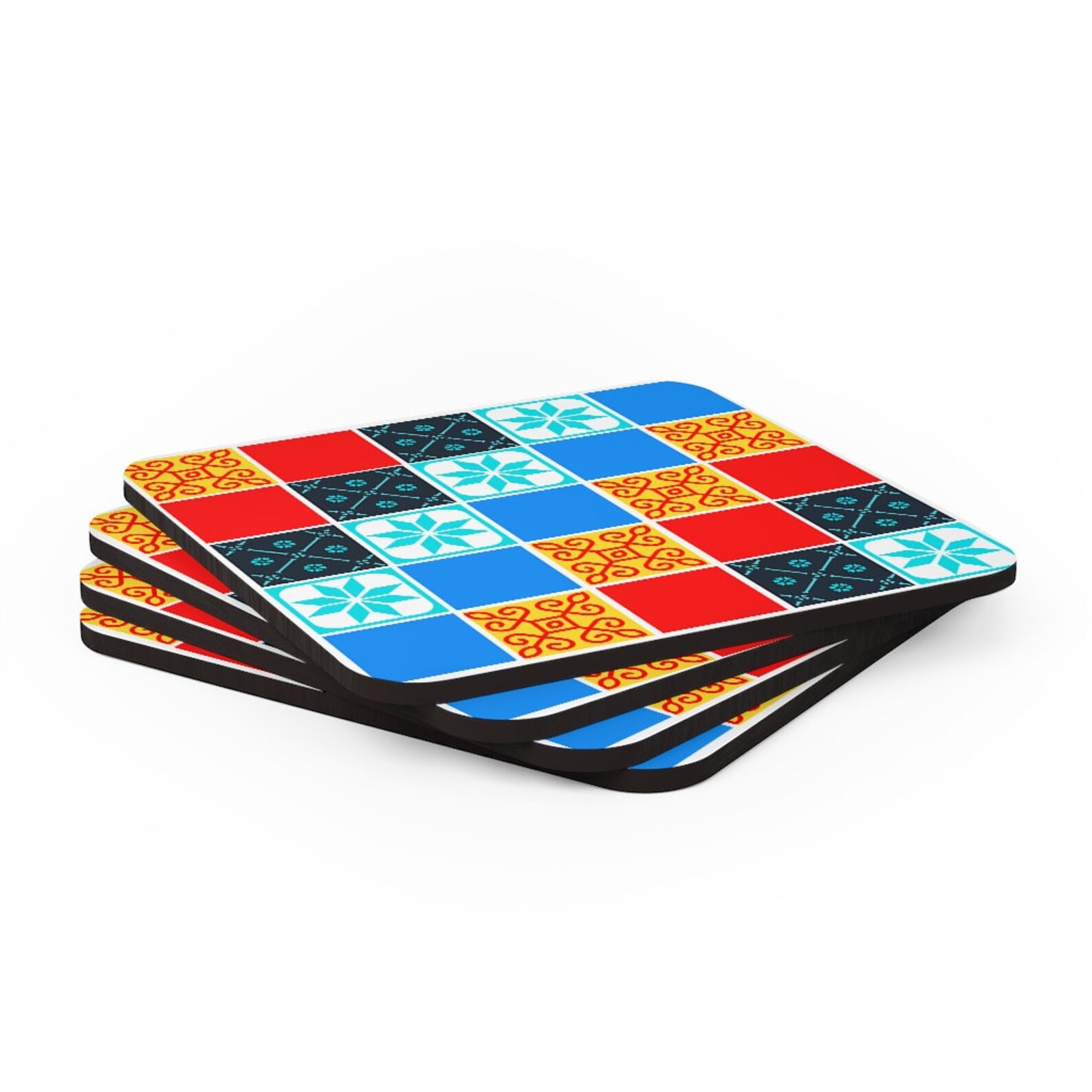 Azul Board Game Coasters Set of 4 Board Game Accessory - Etsy