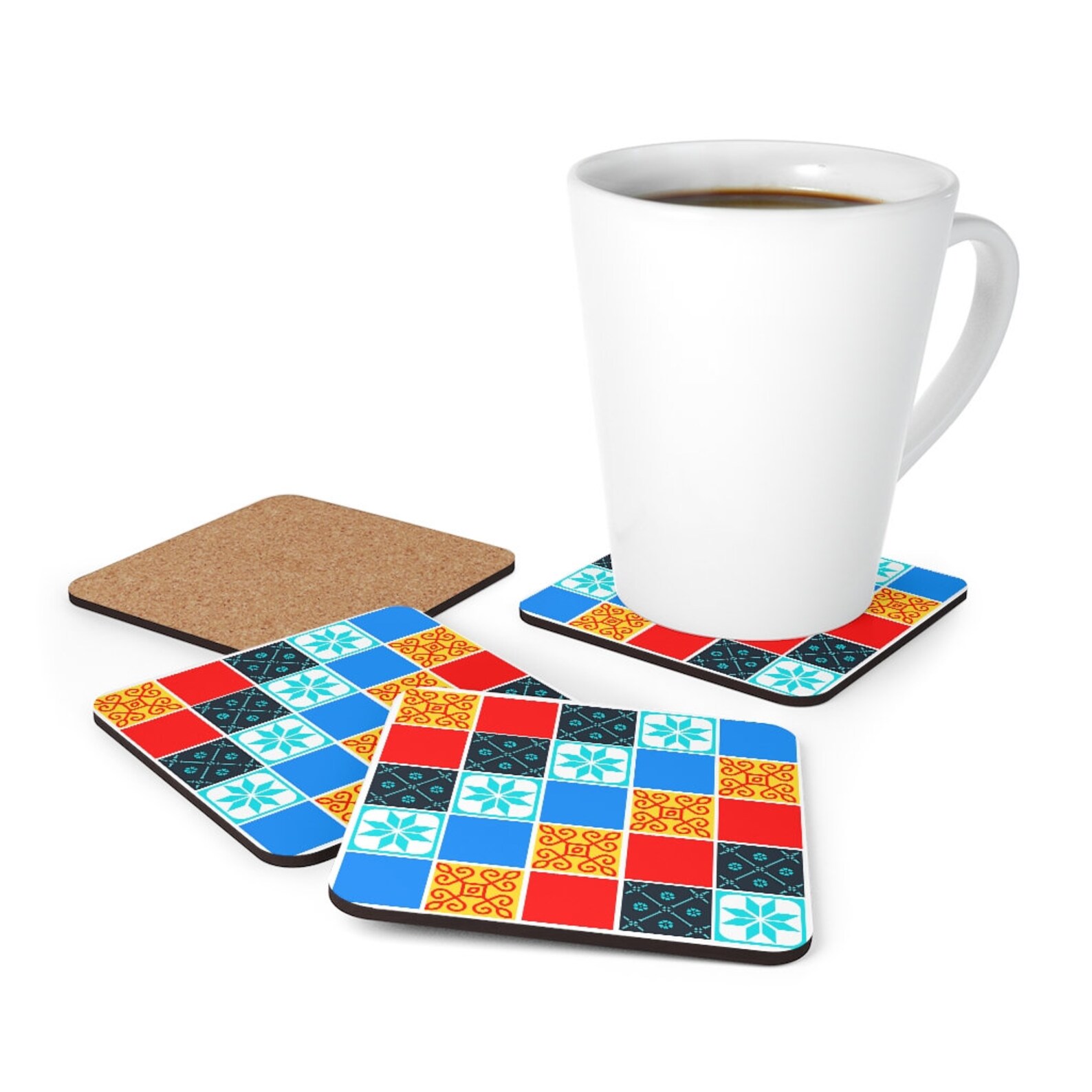 Azul Board Game Coasters Set of 4 Board Game Accessory - Etsy