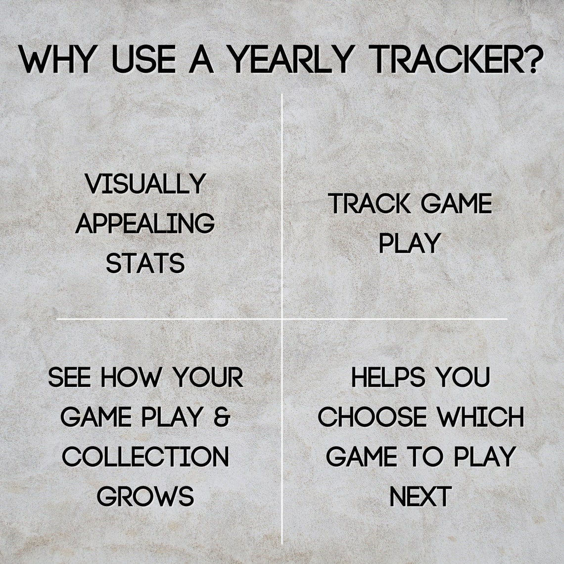 Yearly Board Game Habit Tracker Digital Download Track Game Play, New ...