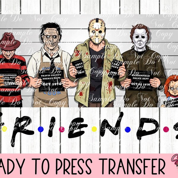 Dtf Friends Transfer - Etsy