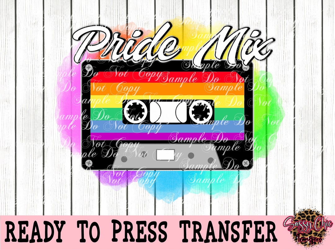 Pride Mix - Ready to Press Sublimation or DTF Transfer | Pride ...
