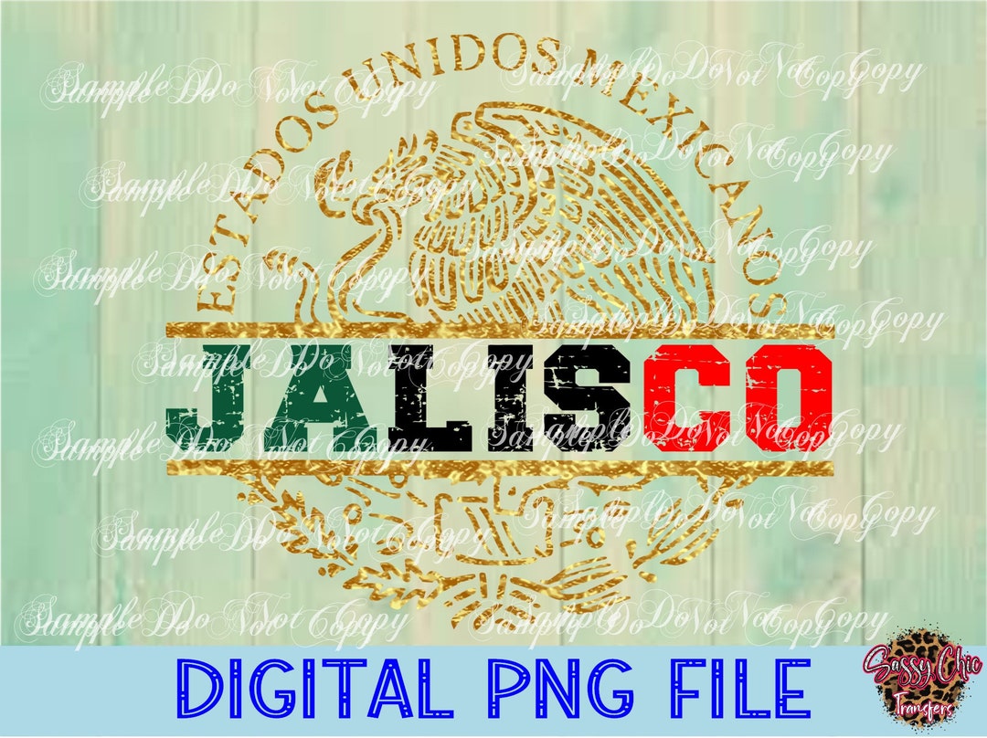 Jalisco, Digital Download, PNG File, High Resolution, Sublimation File ...