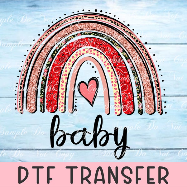 Dtf Rainbow Design - Etsy