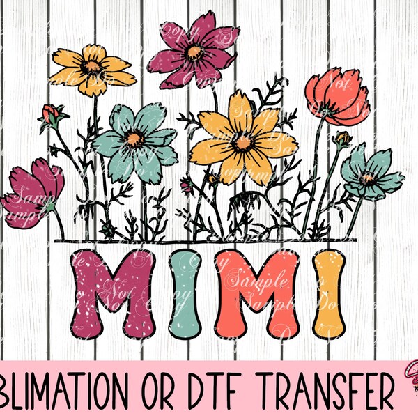 Mimi Sublimation Ready to Press - Etsy