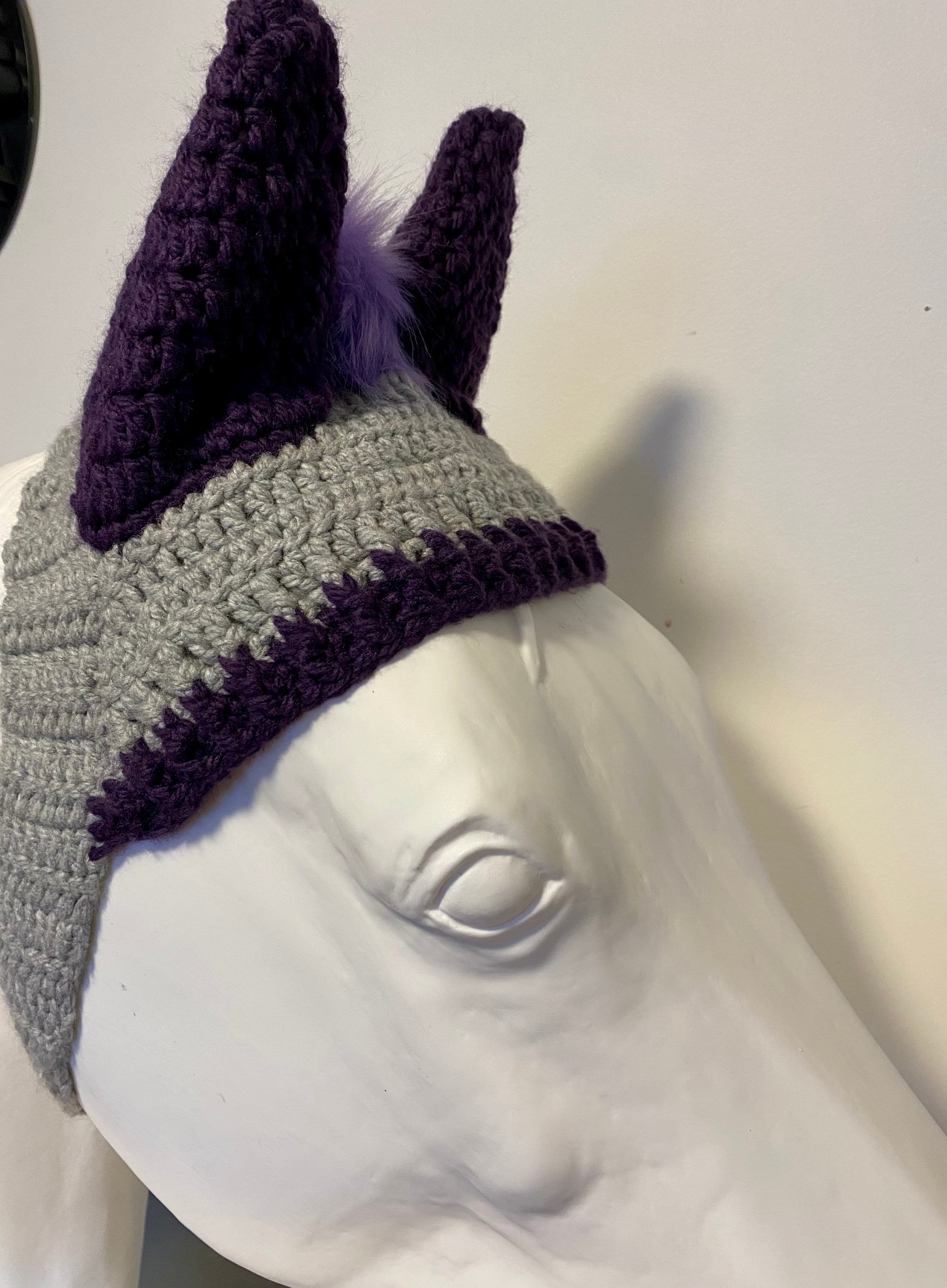 Crochet PATTERN Mini Horse Ear Warmer Horse Hat Ear Muffs - Etsy