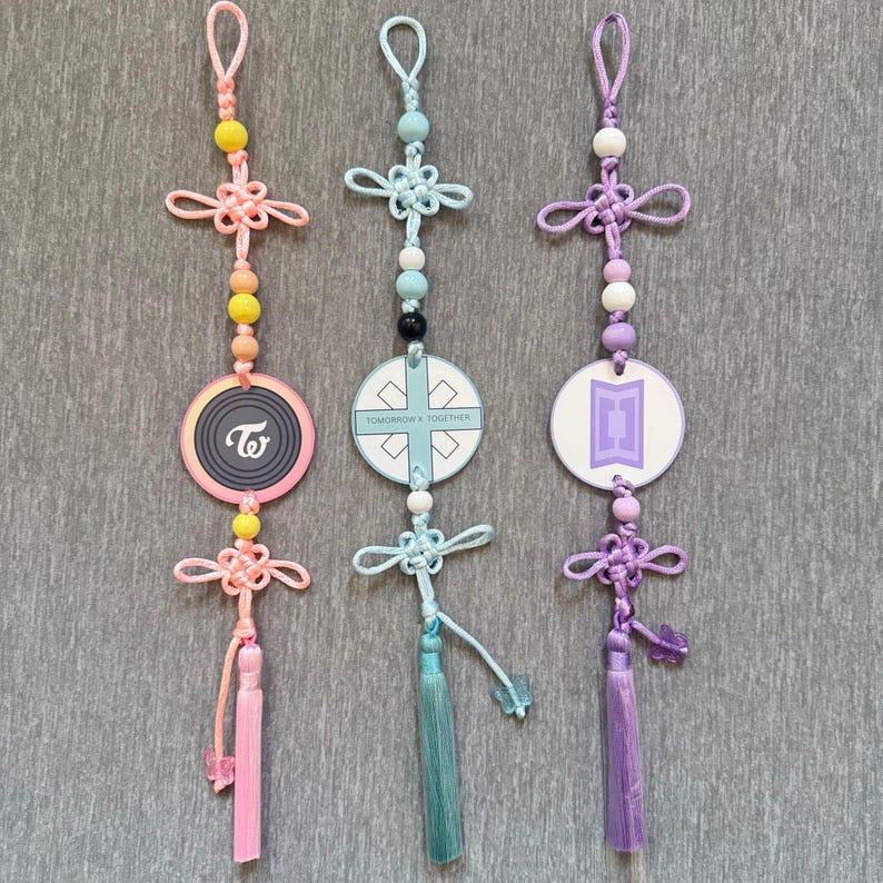 K-pop Inspired Handmade Lucky Tassel Pendant - Etsy