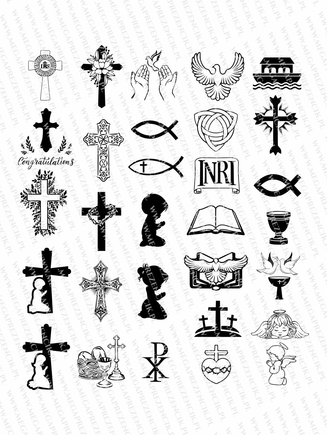 First Communion Clipart. Communion Clipart, Cross Svg, File SVG, Vector ...