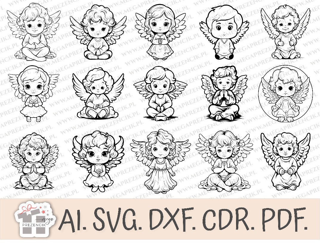 Engel-Vektorgrafiken, Baby-Engel-Svg, Baby-Engel-Svg, Baby-Engel-Svg ...