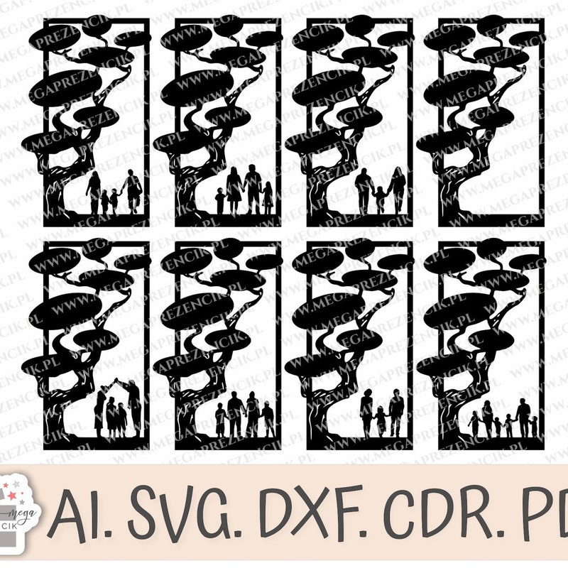 Moss Trees Svg - Etsy